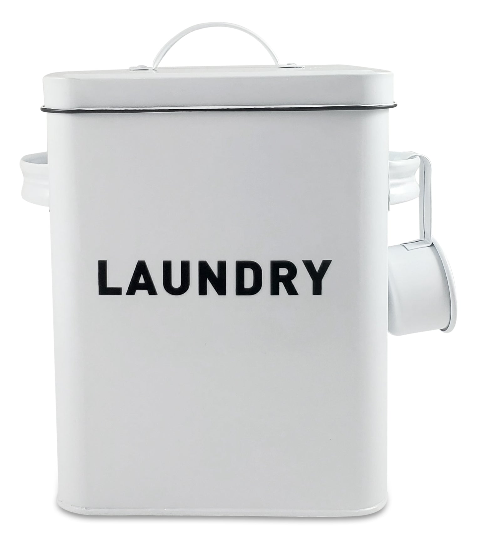 Metal Laundry Container - Modern Farmhouse Detergent Powder Storage ...
